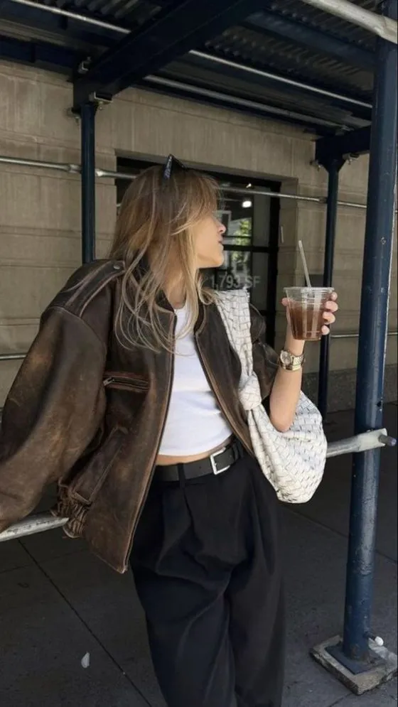 How To Style A Brown Leather Jacket For Every Occasion