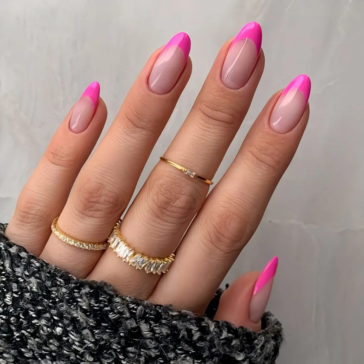 Pink nail tips store